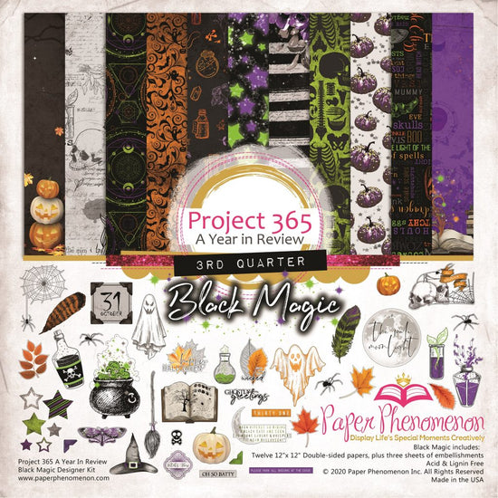 Digital Paper Collection - Black Magic – Paper Phenomenon
