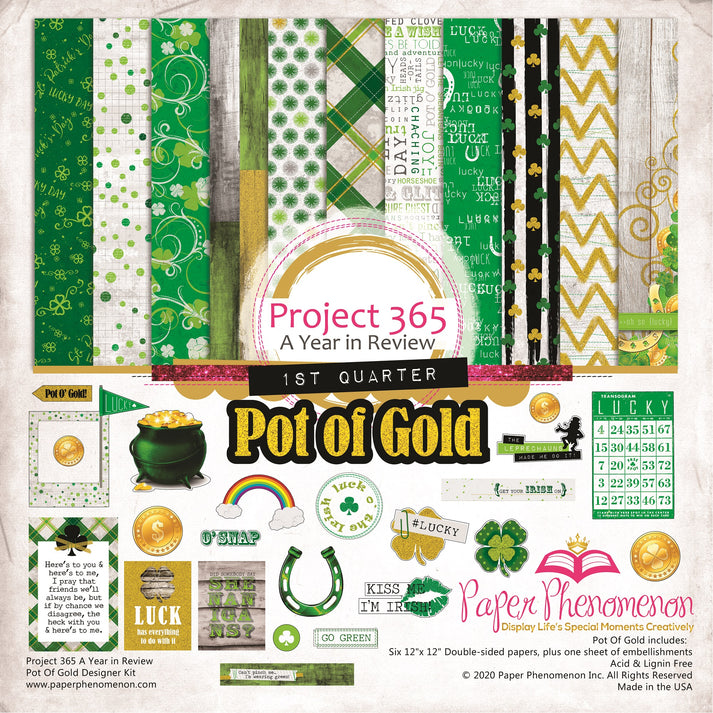 Digital Paper Collection - Pot of Gold – Paper Phenomenon