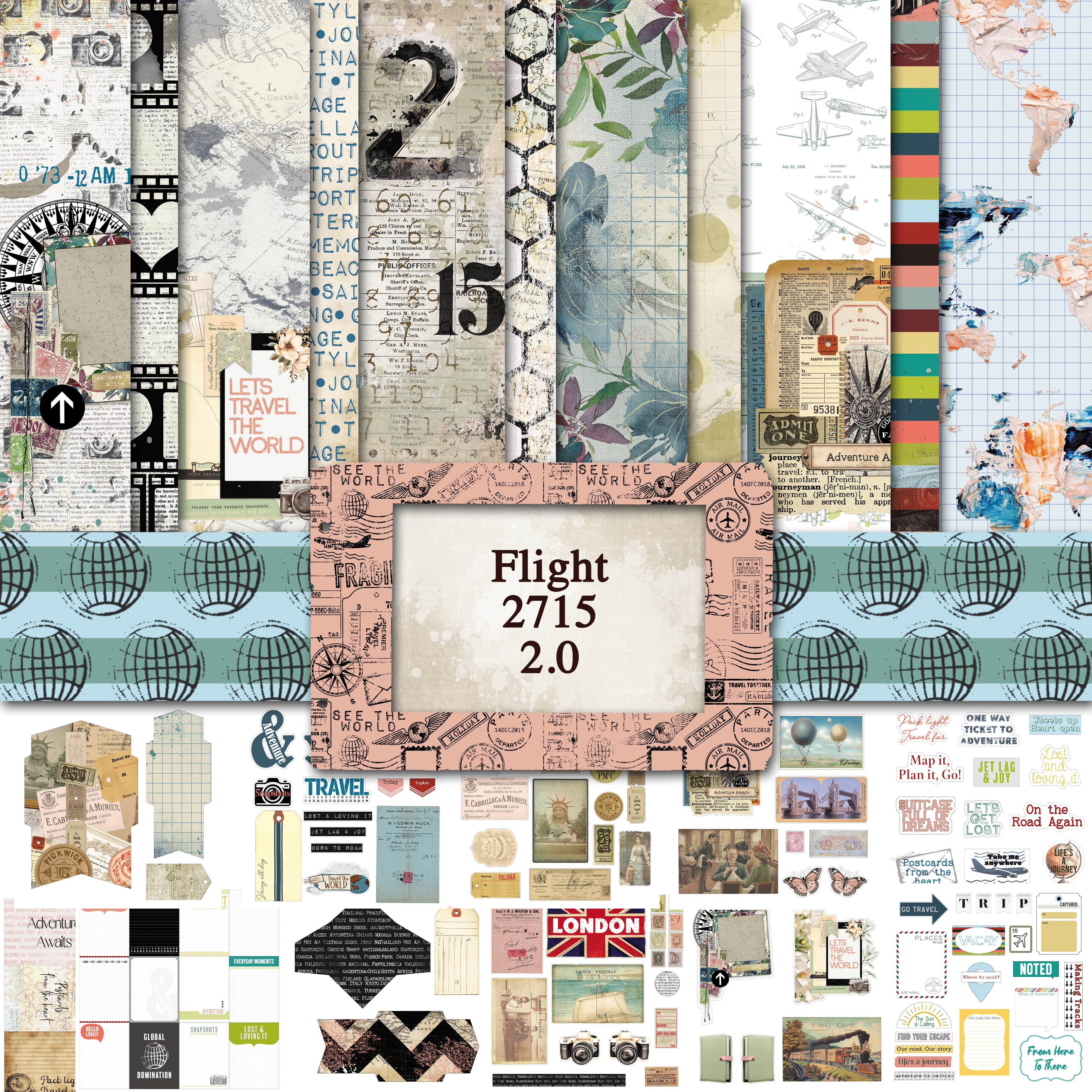 Digital Paper Collection - Flight 2715 2.0 – Paper Phenomenon