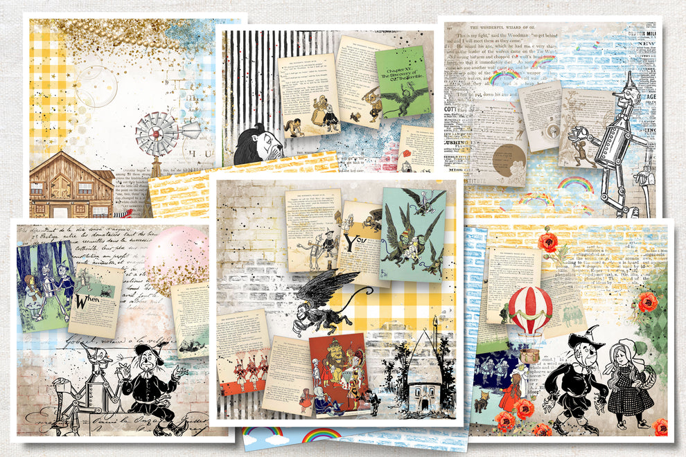 Digital Paper Collection - Storybook Collection Series - OZ – Paper ...